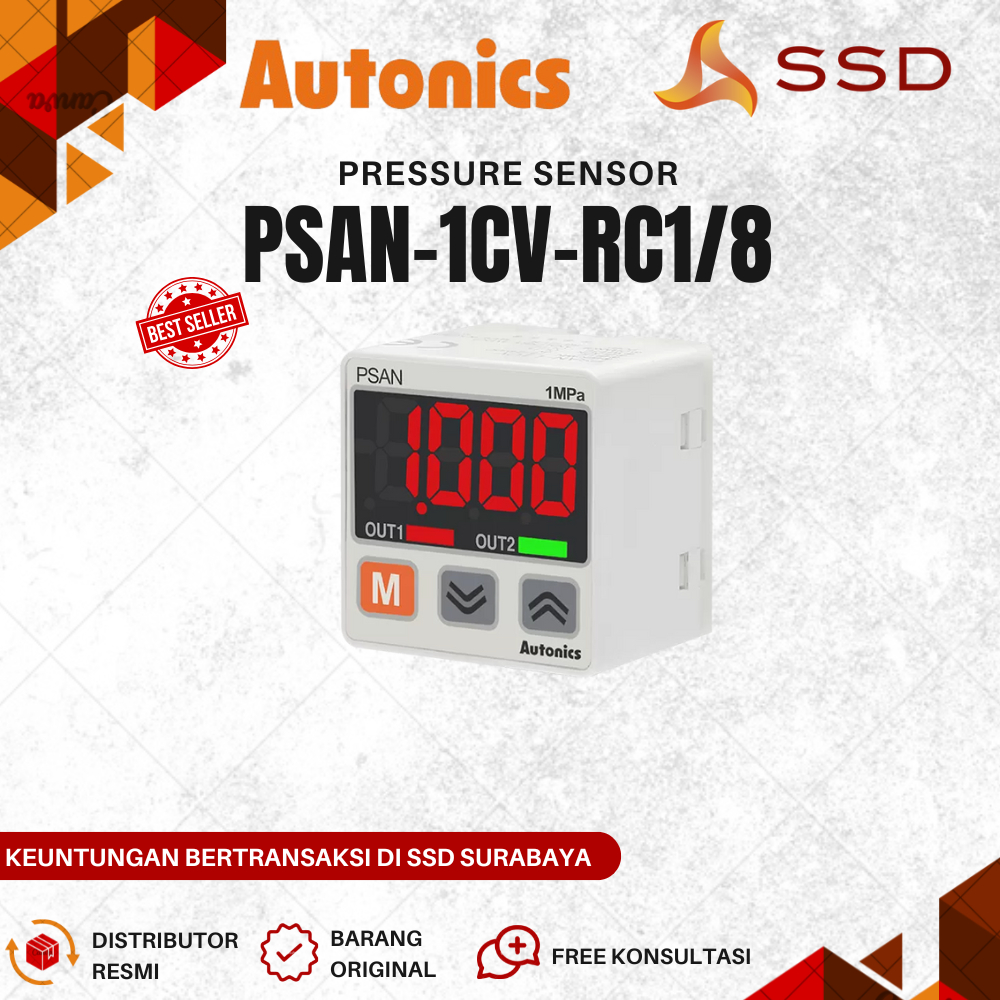 Jual Pressure Sensor Autonics Seri PSAN-1CV-RC1/8 | Shopee Indonesia