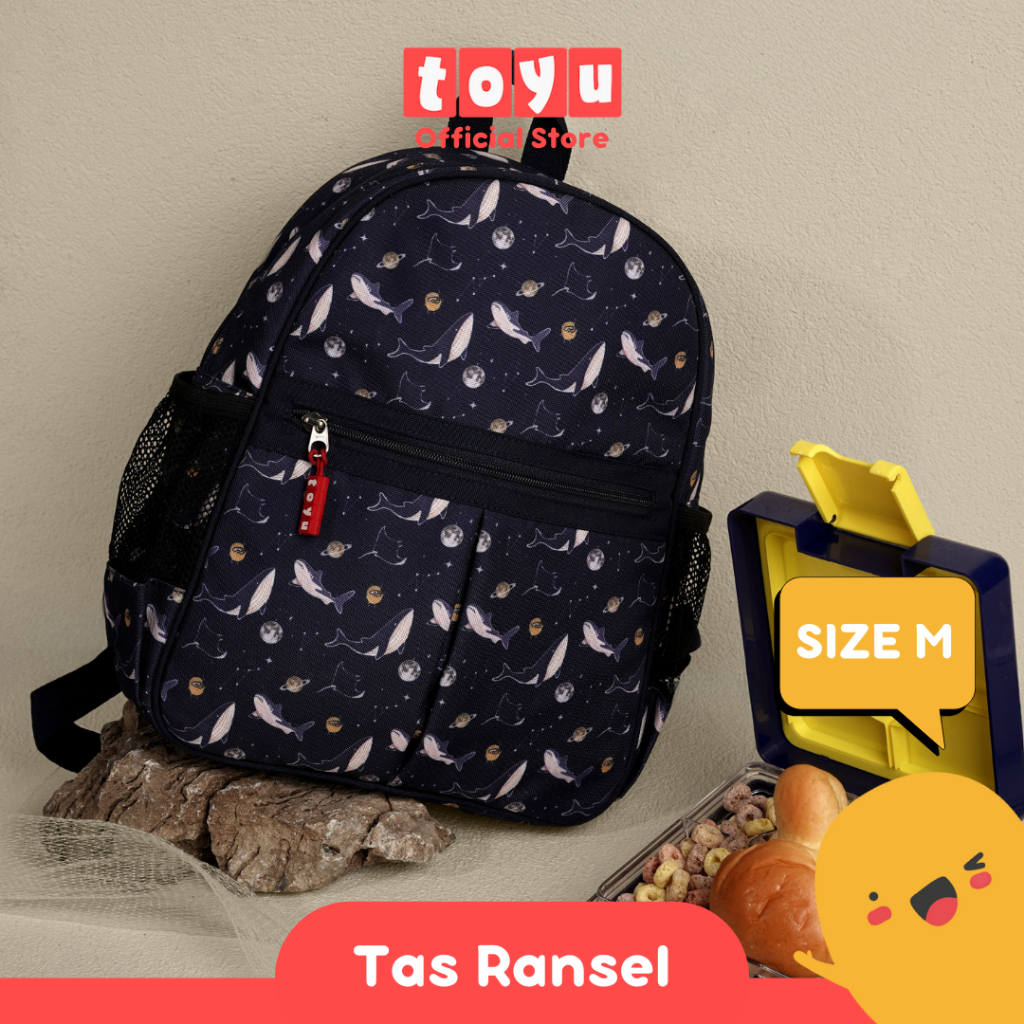 Jual TOYU Backpack Tas Ransel Sekolah Anak PAUD TK SD Galaxy Tide ...