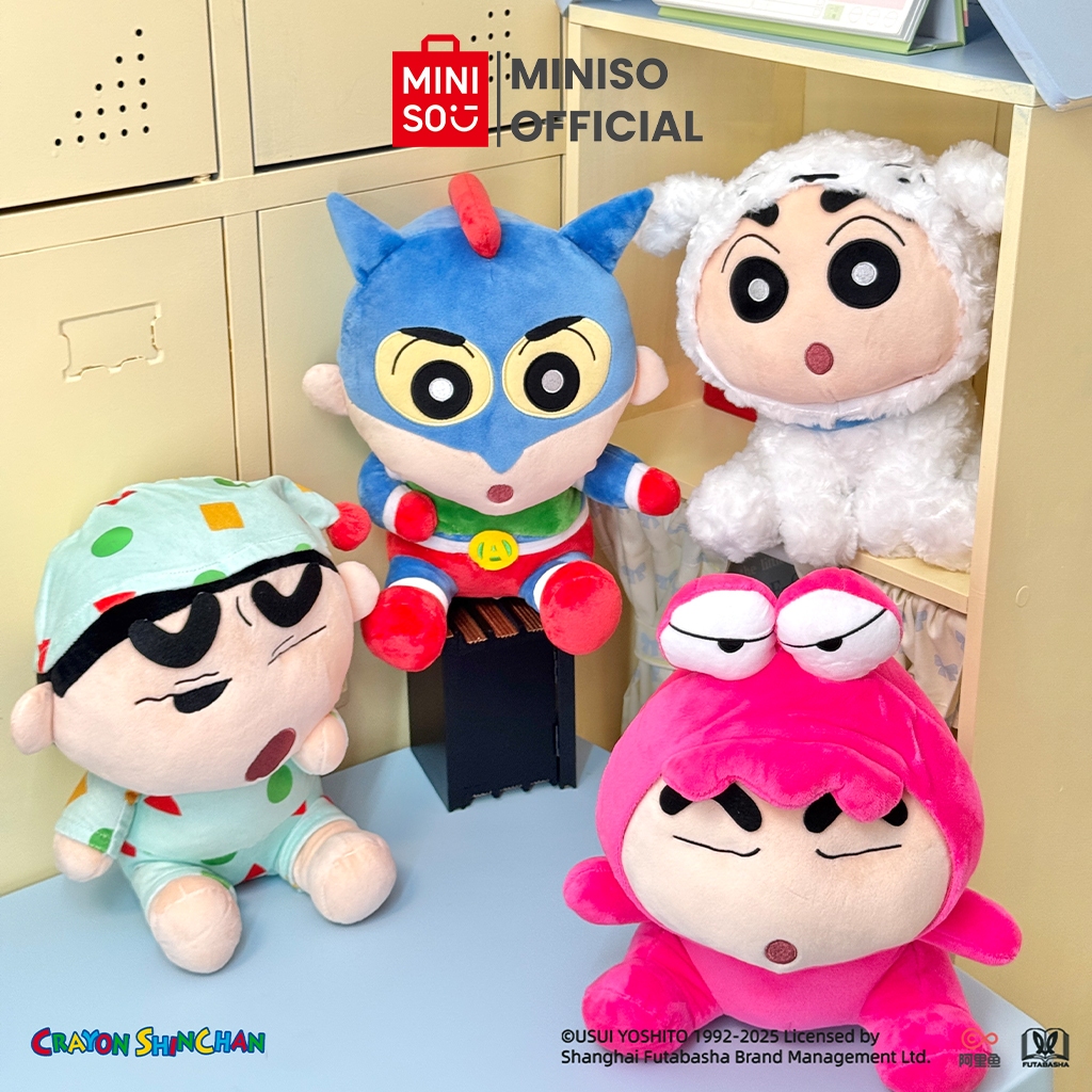 Jual MINISO Crayon Shinchan Super Costume Adventure Collection 11in ...