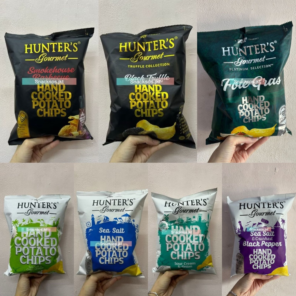 Jual HUNTER'S GOURMET HAND COOKED POTATO CHIPS BLACK TRUFFLE / FOIE ...