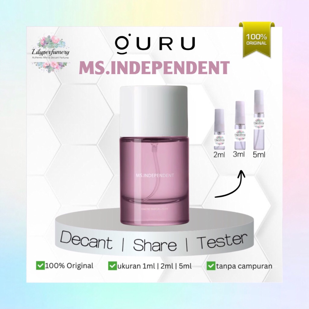 Jual Decant / Share SKINOURU OURU MS. INDEPENDENT Extrait de parfum 1 ...