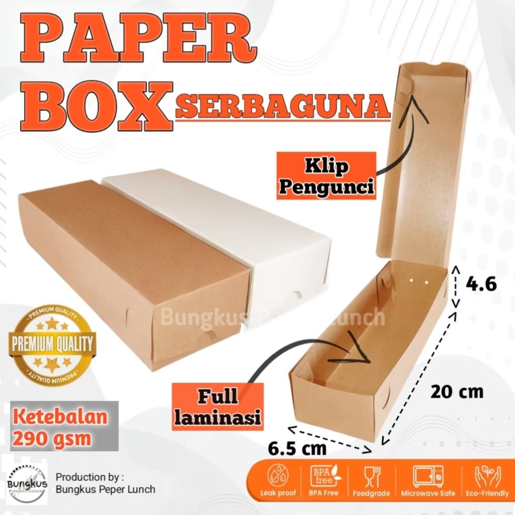 Jual box size L6,5XP20XT4,5 serbaguna dan size 20X10X4.6 | Shopee Indonesia