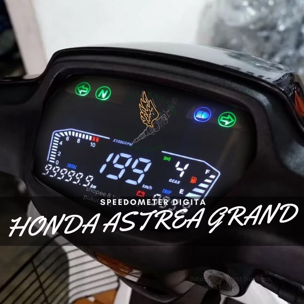 Jual Speedometer/Spido Motor Digital LED HONDA ASTREA GRAND EX90 ...
