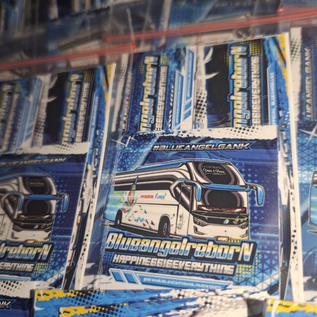 Jual STIKER BUS LANCAR TRANS BLUEANGEL | Shopee Indonesia
