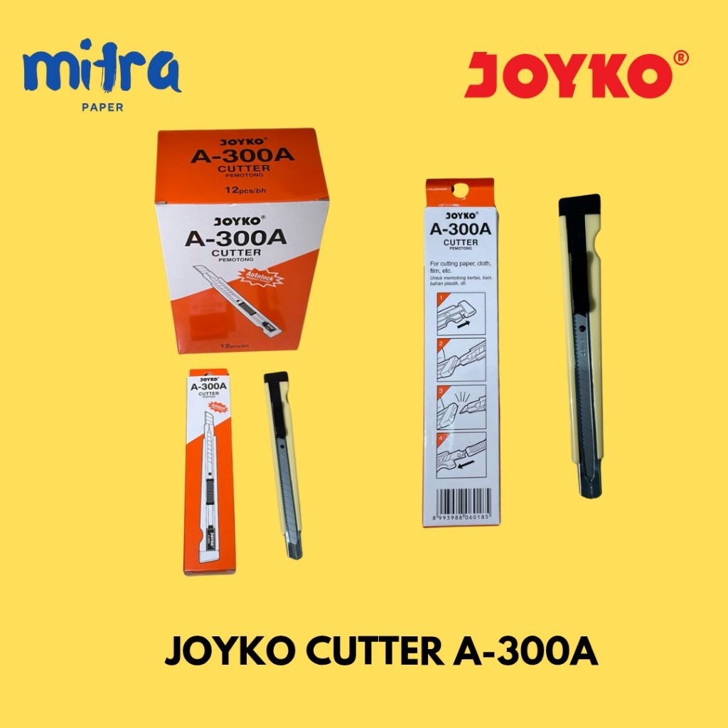 Jual JOYKO Cutter A-300 A / Joyko Cutter Ori | Shopee Indonesia