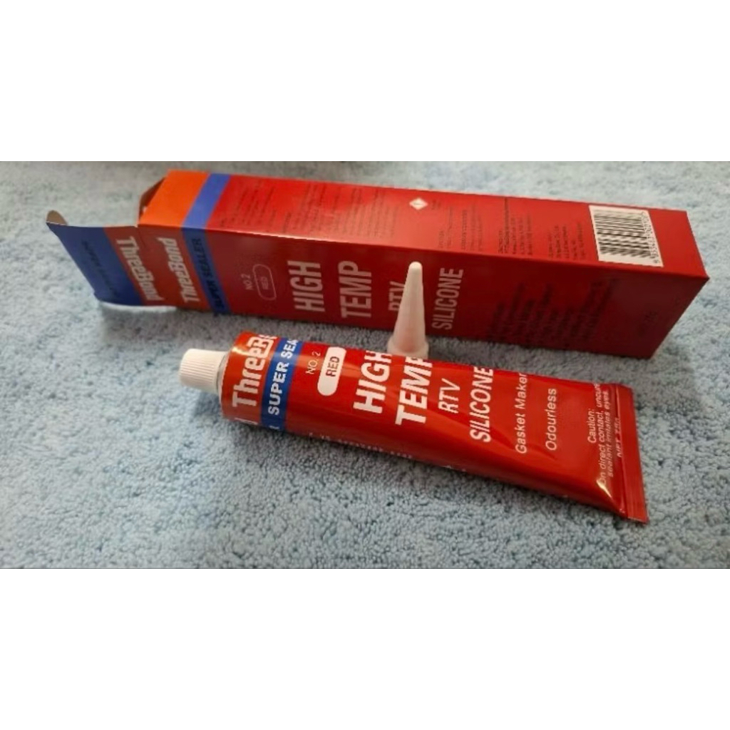 Jual Lem Threebond HIGH Temp RTV Silicone Red Merah 75gr ( harga per ...