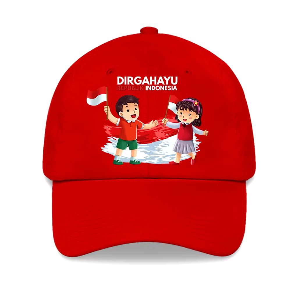 Jual topi merah putih tema kemerdekaan & costum bodril nama sesuai ...