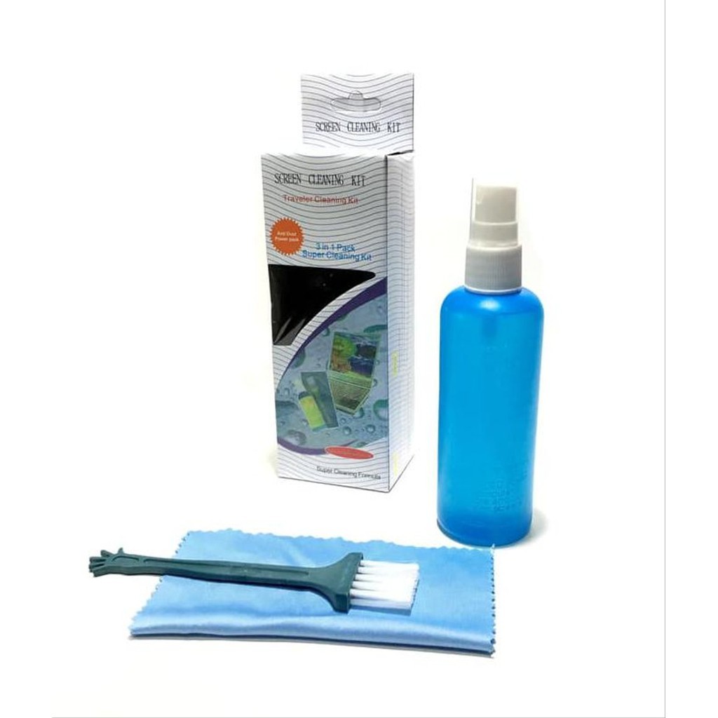 Jual Screen Cleaner Cleaning Kit 3in1 3 in 1 Pembersih Layar Monitor ...