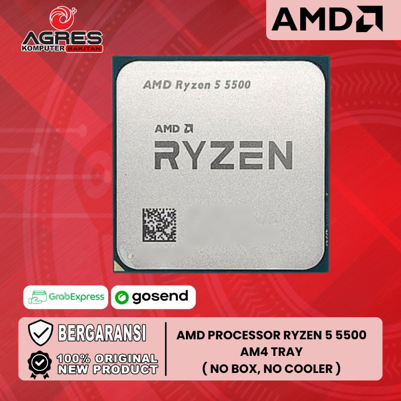 Jual AMD PROCESSOR RYZEN 5 5500 AM4 TRAY - PROCESSOR AMD - RYZEN 5 - CPU PROCESSOR AM4 | Shopee ...