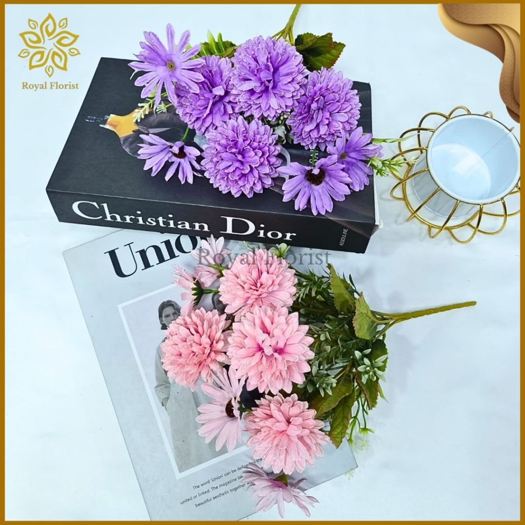 Jual Bunga Pompom Mix Crysan X6/Bunga Hias Hantaran/Bunga Buket Murah ...