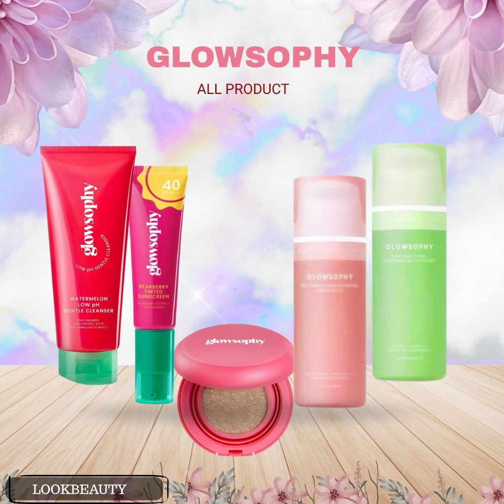 Jual GLOWSOPHY SKINCARE/MOISTURAIZER/FACIAL WASH/TINTED SUNSCREEN/SERUM ...