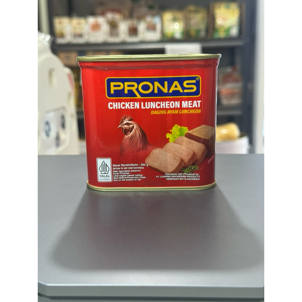 Jual PRONAS CHICKEN LUNCHEON MEAT / DAGING AYAM LUNCHEON 340gr | Shopee ...