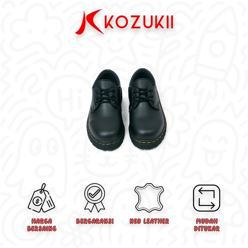Jual Kozukii - Sepatu Docmart Formal 3 Hole Anak Size 26-35 | Shopee ...