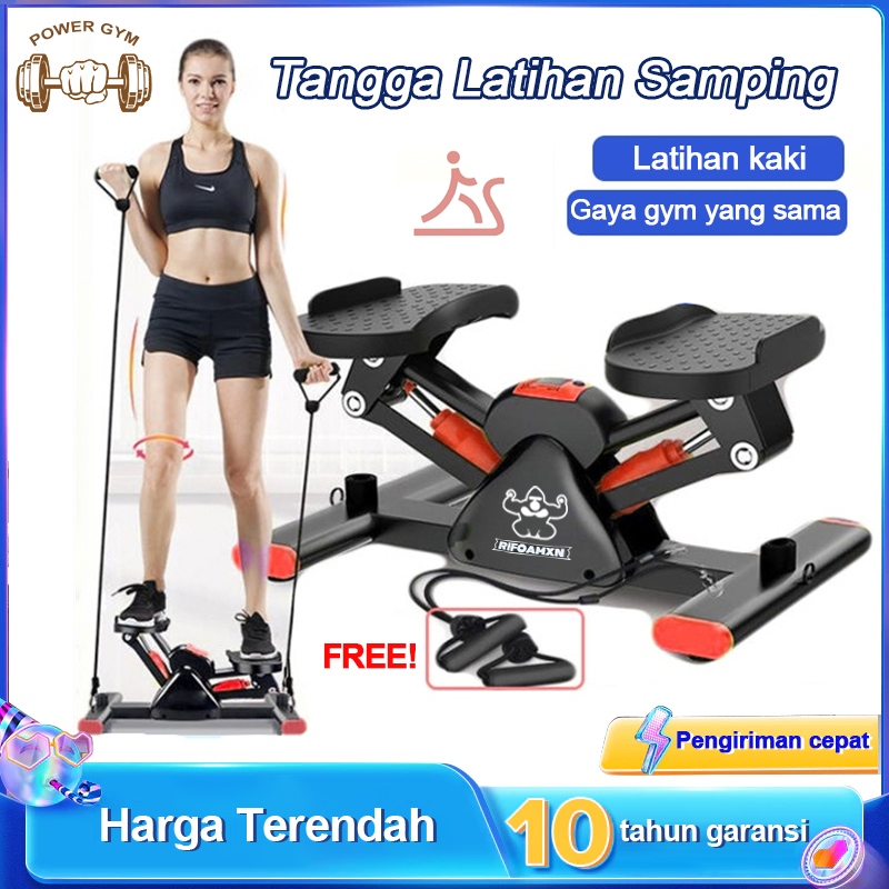 Jual Power Gym Mini Stepper V Stepper Glider Air Climber Alat Pengencang Otot Kaki dan Pinggang ...