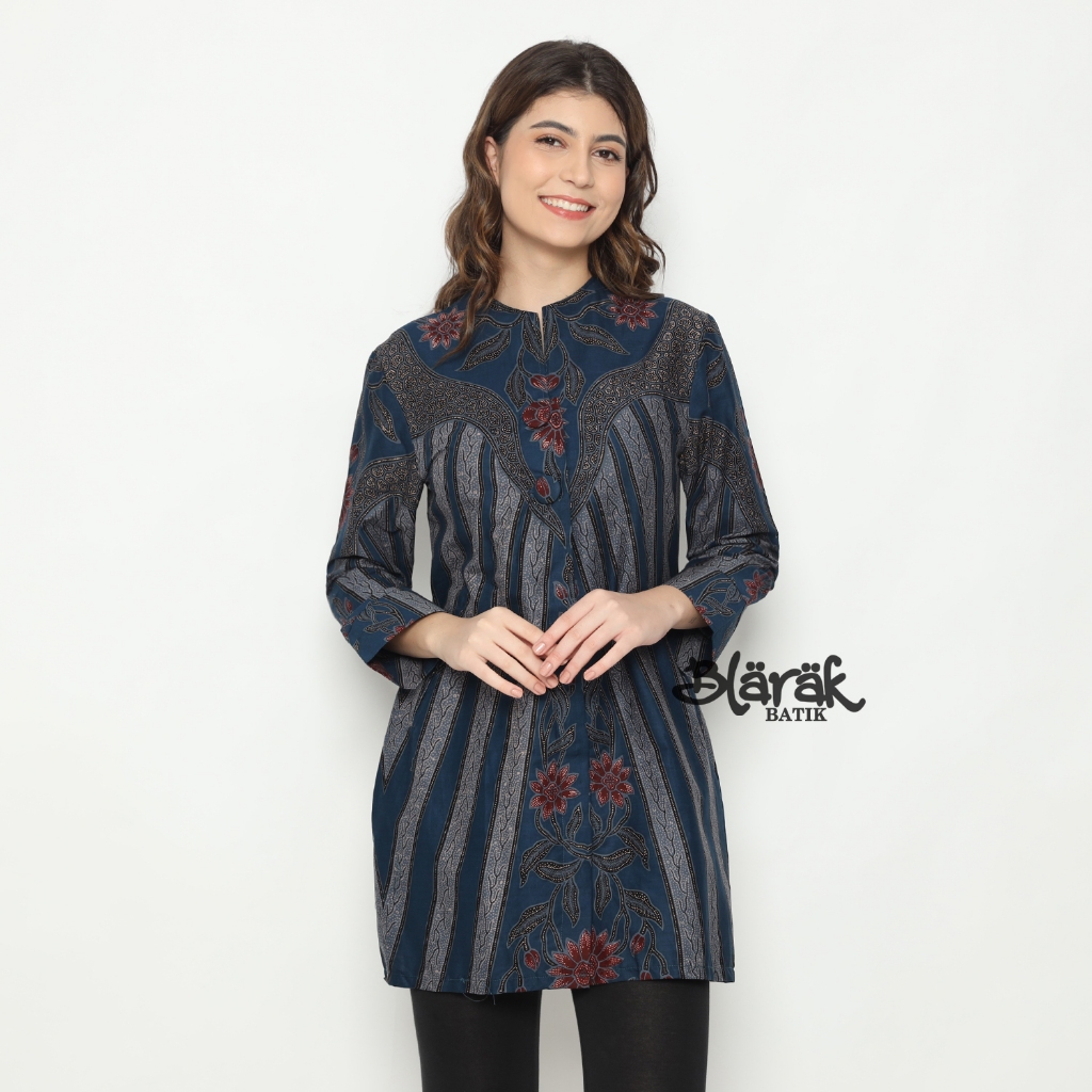 Jual BLARAK - Tunik Bayanaka Biru | Shopee Indonesia