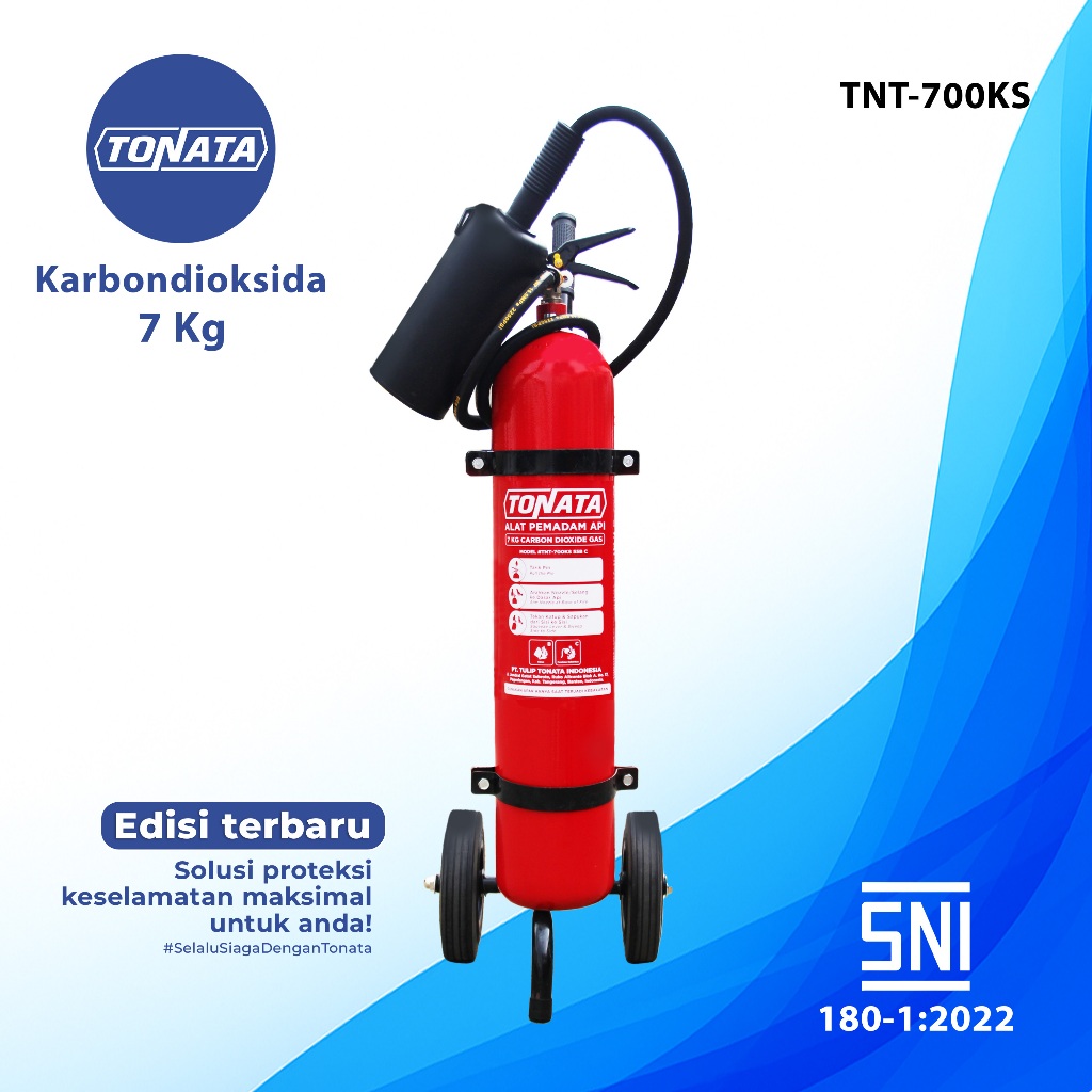 Jual Tonata APAR Karbondioksida CO2 Set Komplit 7Kg | Shopee Indonesia