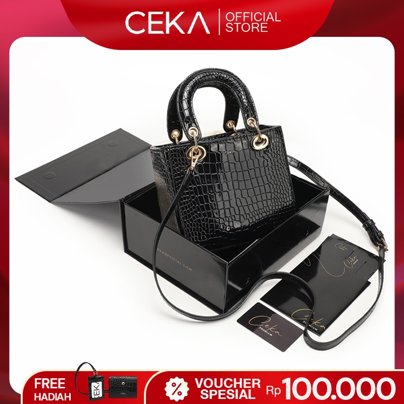 Jual [FREE BOX] CEKA PREMIUM Tas Wanita Tas Selempang Wanita Sling bag ...