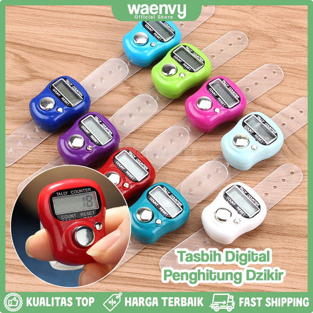 Jual Tasbih Digital Alat Hitung Dzikir Mini Tally Counter Ring ...