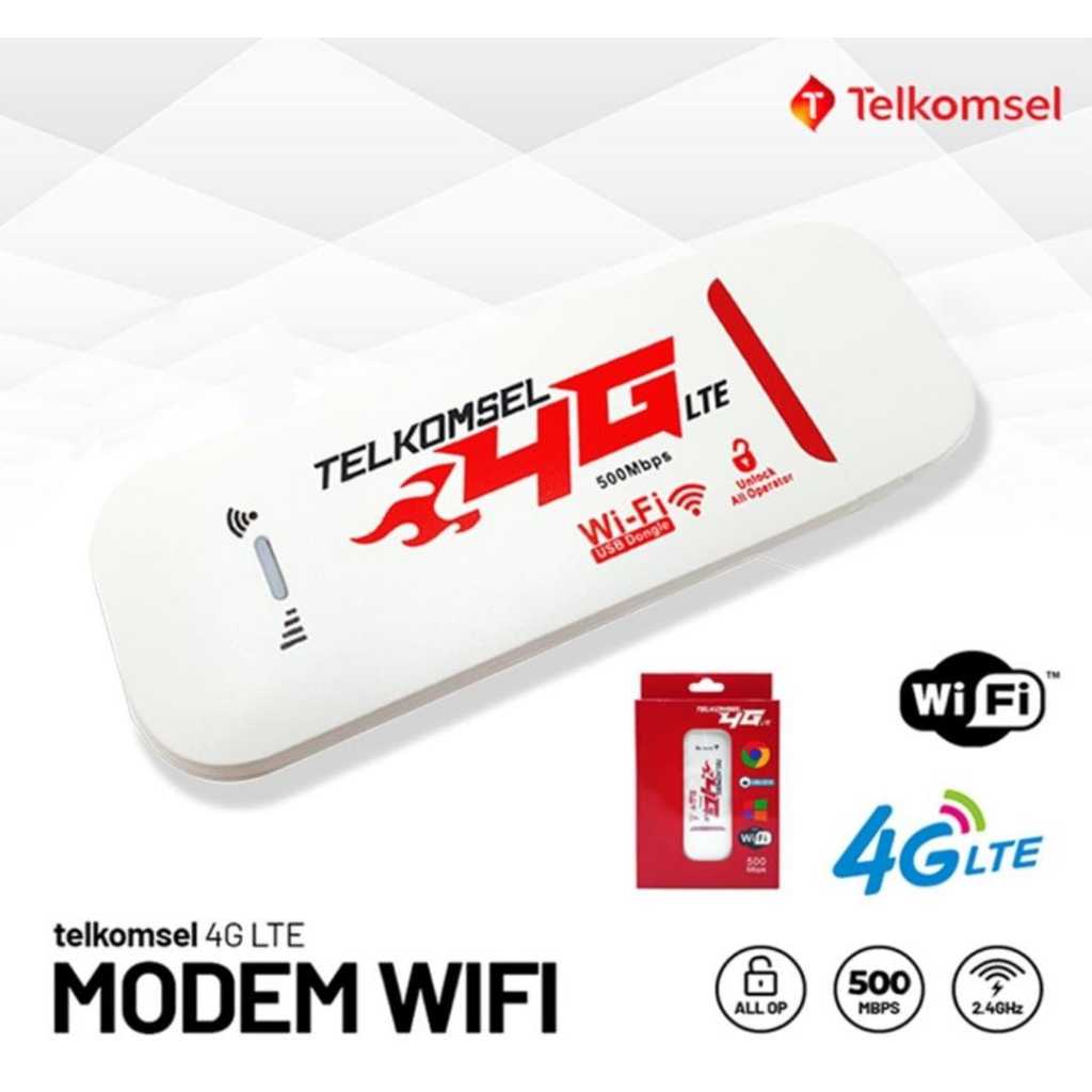 Jual Modem TELKOMSEL 4g Lte USB Flash 500mbps All Operator UNCLOCK ...