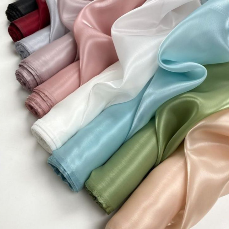 Jual KAIN KACA ORGANZA ALL COLOR / KAIN KACA / BAHAN BAJU / BAHAN BAJU ...