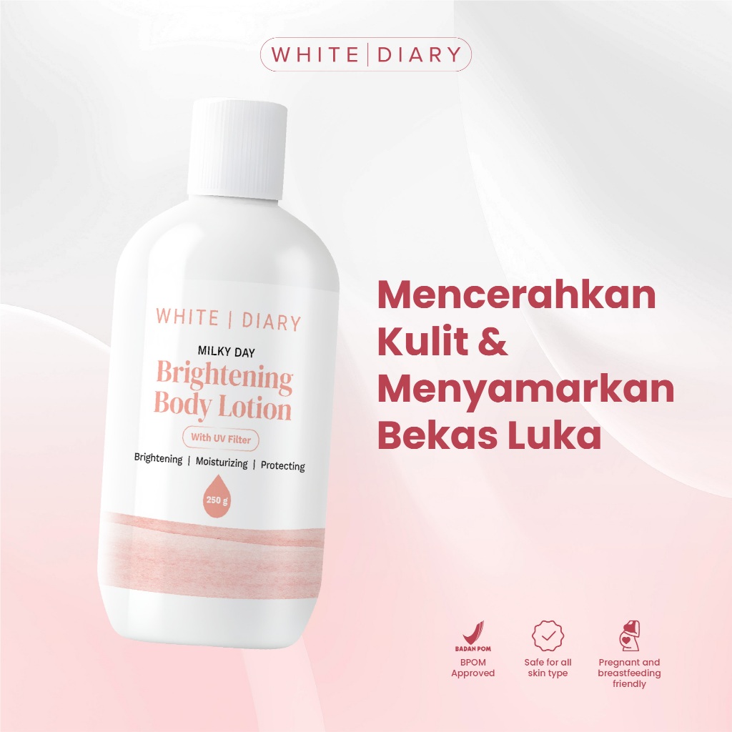 Jual White Diary Milky Day Brightening Body Lotion - Meratakan Kulit ...