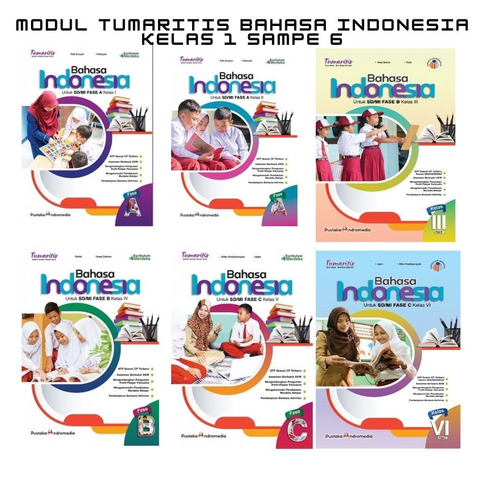 Jual Buku Kelas 1 2 3 4 5 6 Modul Tumaritis Bahasa Indonesia Kurikulum ...