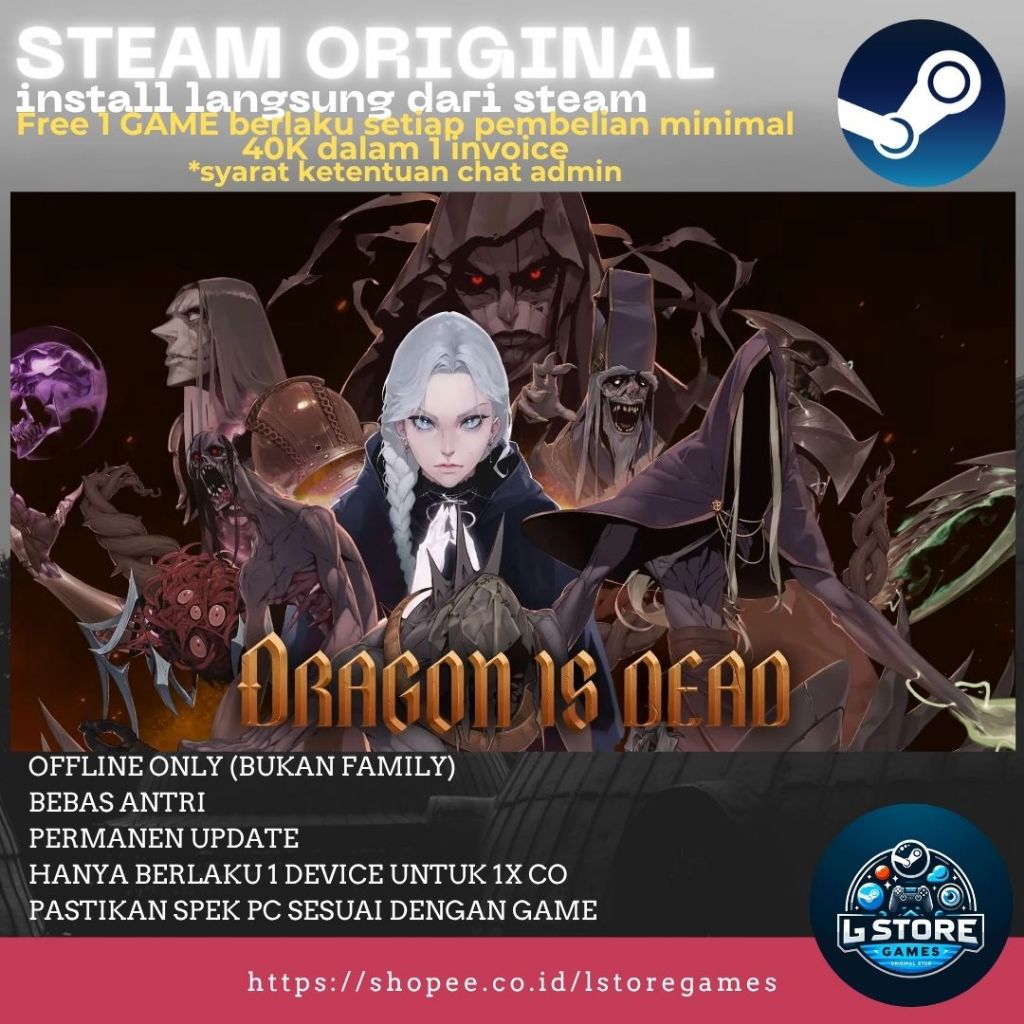 Jual Dragon Is Dead Game PC Original Offline | Shopee Indonesia