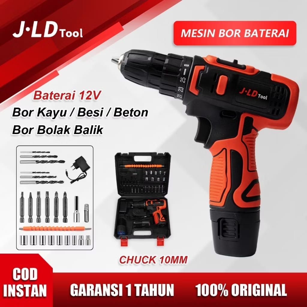 Jual JLD 12Vf Mesin Bor Baterai Murah Berkualitas Bor Cas Jld Bor Case ...