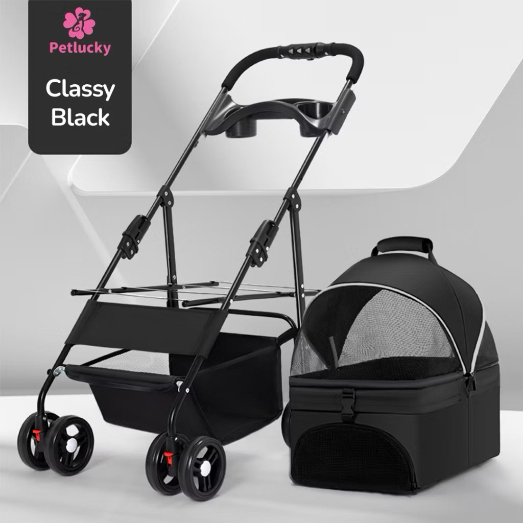 Jual Pet dog stroller kereta sorong anjing kucing murah | Shopee Indonesia