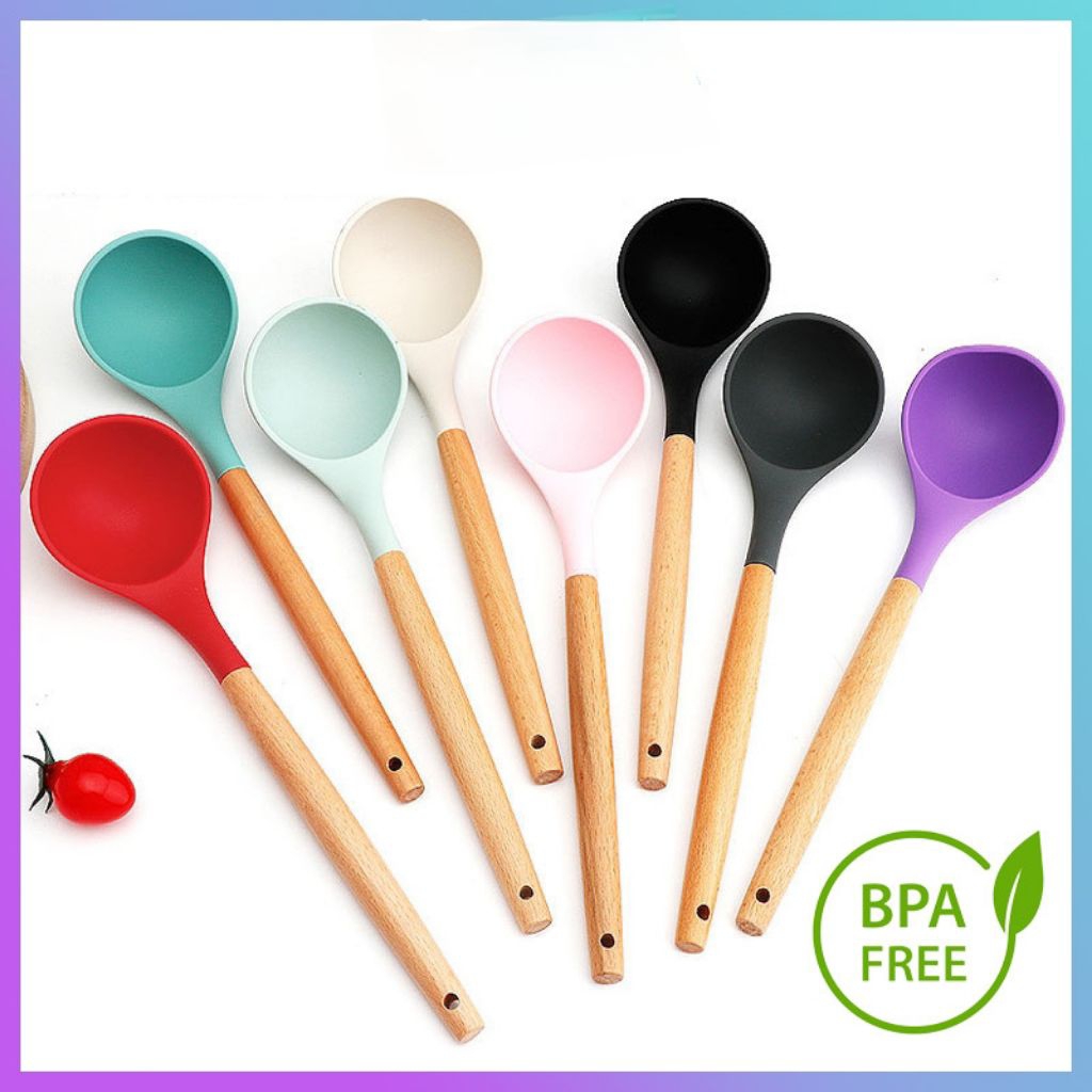 Jual Silicone Ladle / Sutil Silikon/ Centong/ Sendok Sayur / Irus ...