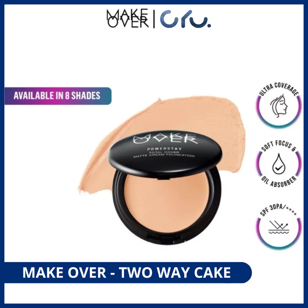 Jual Make Over Perfect Cover Two Way Cake 12gr (FULL/REFILL) - Bedak ...