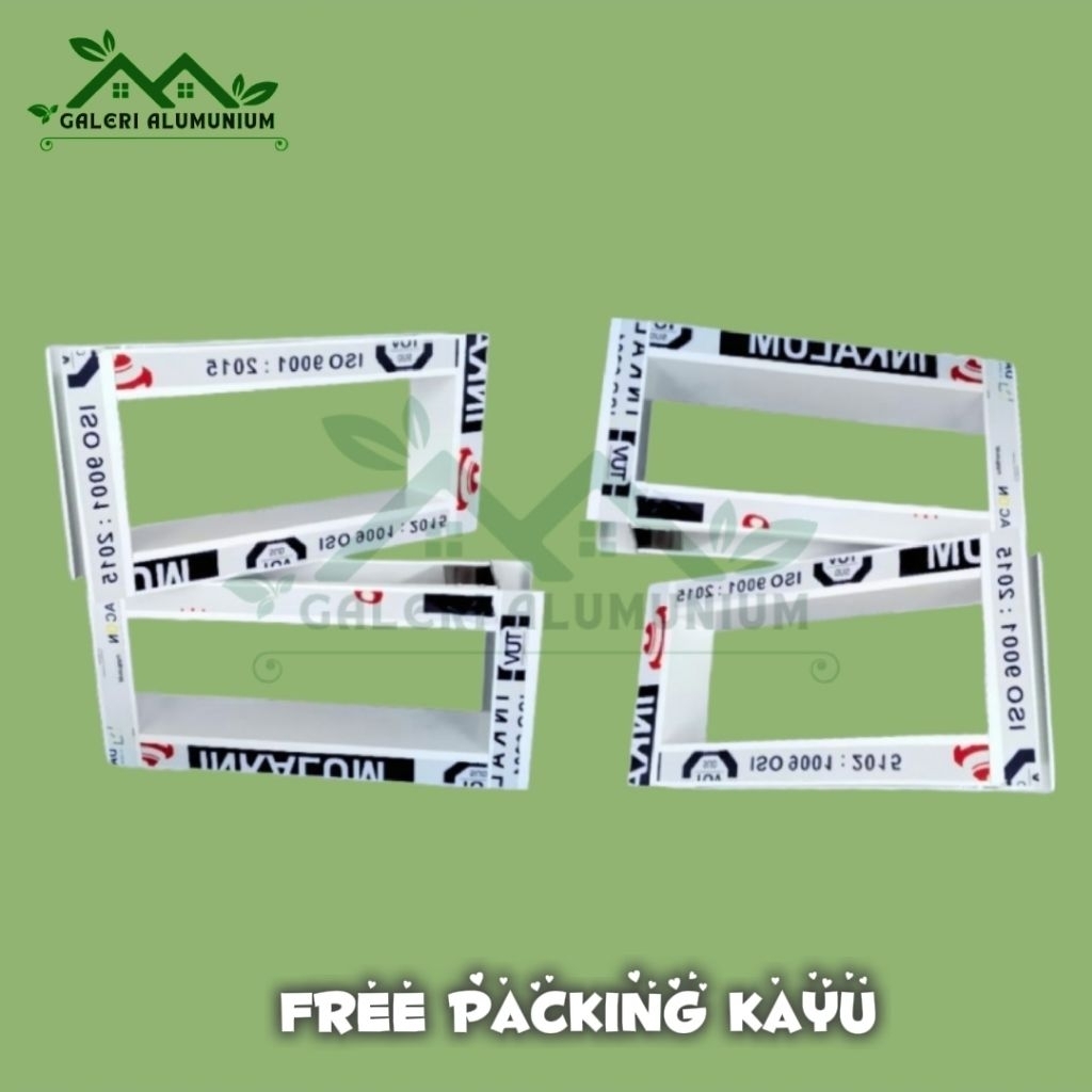 Jual loster aluminium tanpa kaca bisa custom ukuran free packing ...