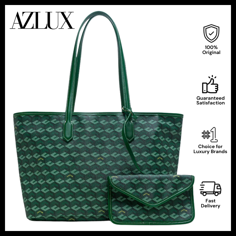 Jual Christy Ng Russo Monogram Tote Bag Green | Shopee Indonesia