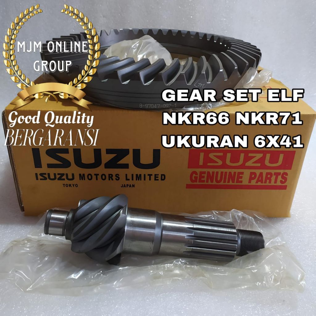 Jual Gear set 6x41 - Gigi gardan Isuzu Elf Nkr66 / Nkr71 rasio 6x41 ...
