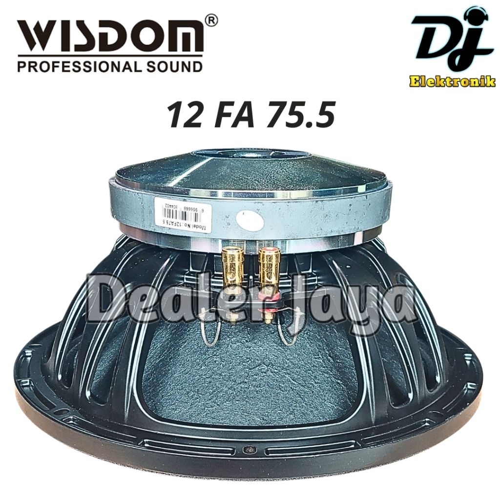 Jual Speaker Komponen Wisdom 12 FA 75.5 / 12FA 75,5 / 12FA75.5 - 12 ...