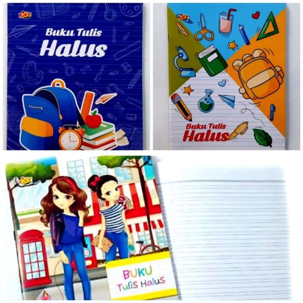 Jual Buku Tulis Halus Kasar Kiky Isi 38 lembar ( 1 pcs ) | Shopee Indonesia