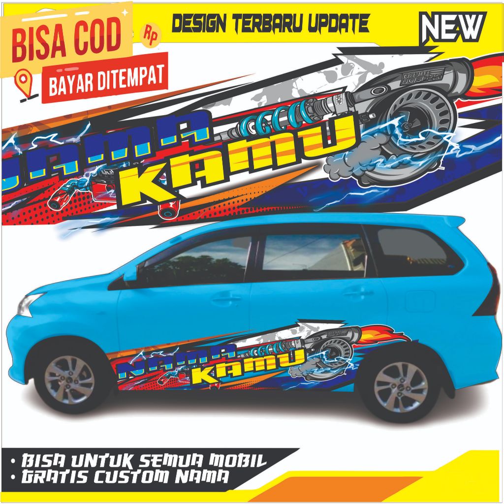 Jual DECAL SEMUA JENIS MOBIL INNOVA REBON AVANZA XENIA KIJANG PANTHER ...