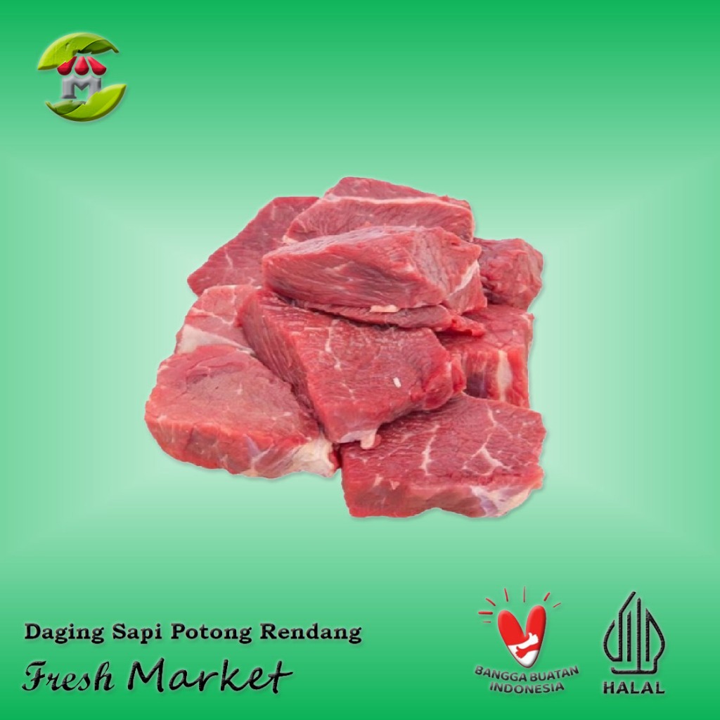 Jual [JAKPUS] Daging Sapi Lokal Potong Rendang Pack 480gr - 500gr ...
