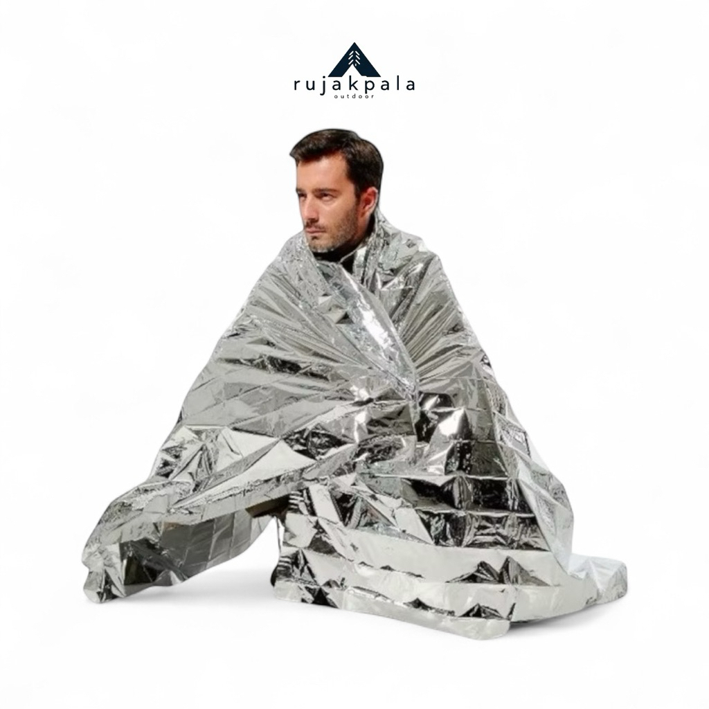 Jual TaffSPORT Selimut Darurat Emergency Blanket Thermal 130x210cm - SL03-001 - Silver rujakpala ...