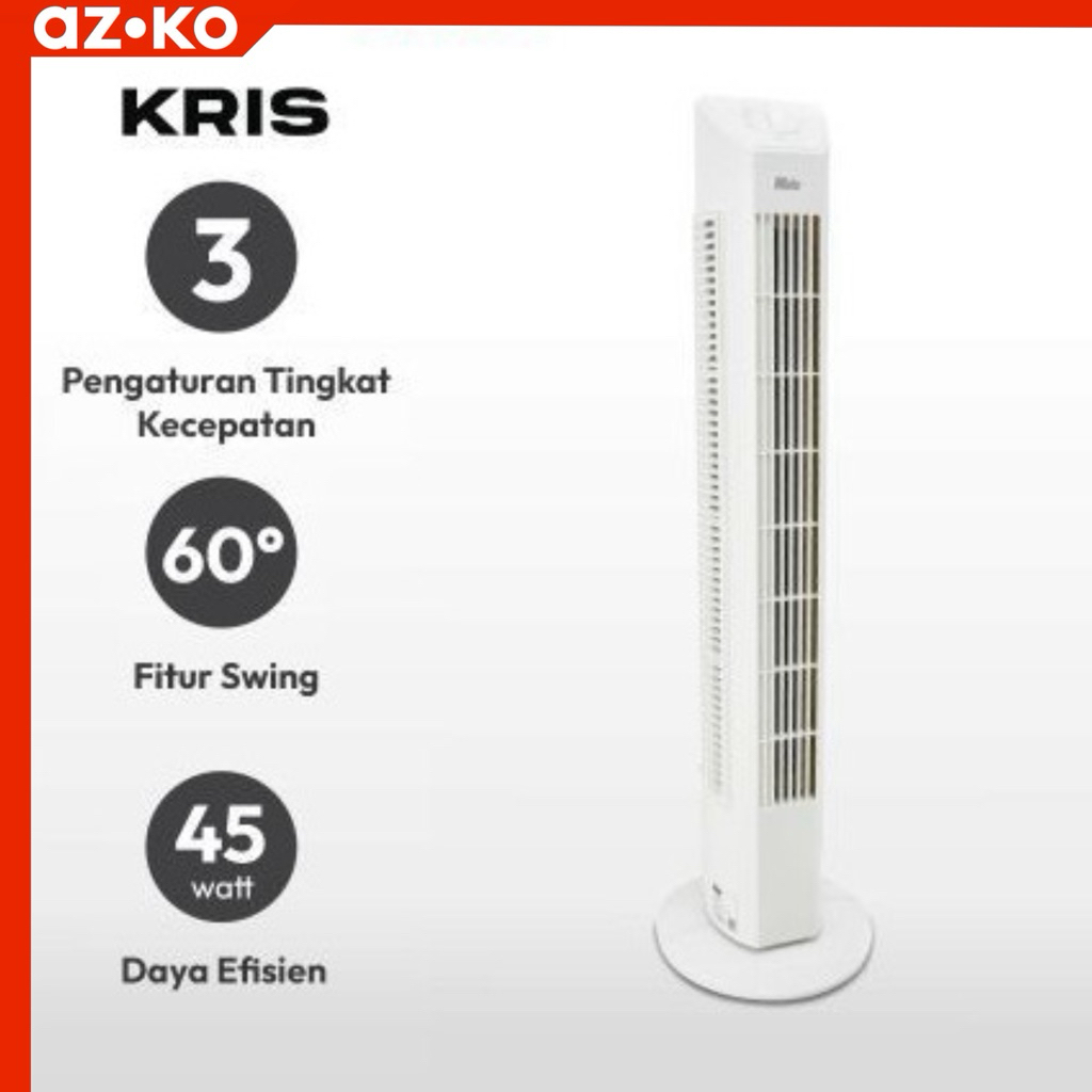 Jual Kris Kipas Angin Berdiri Ftc3-M - Standing Fan Penyejuk Ruangan ...