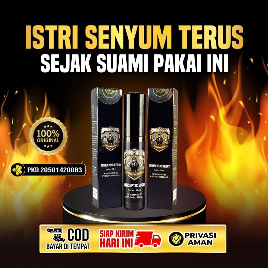 Jual Kanuragan Spray Tahan Lama Pria Halal Aman Tersertifikasi Kemenkes ...