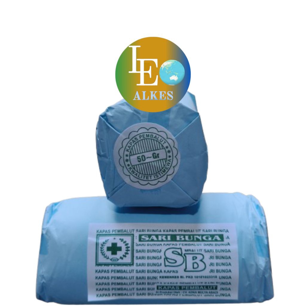 Jual SARI BUNGA Kapas Pembalut 50 Gram Kapas Medis 50 gr | Shopee Indonesia