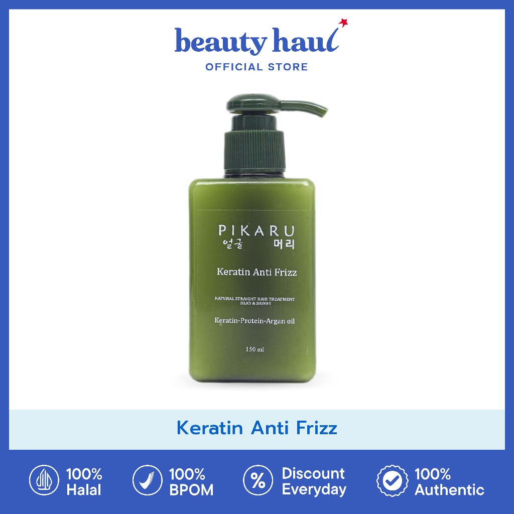 Jual Pikaru Keratin Anti Frizz Hair Serum - Keratin Hair Treatment ...