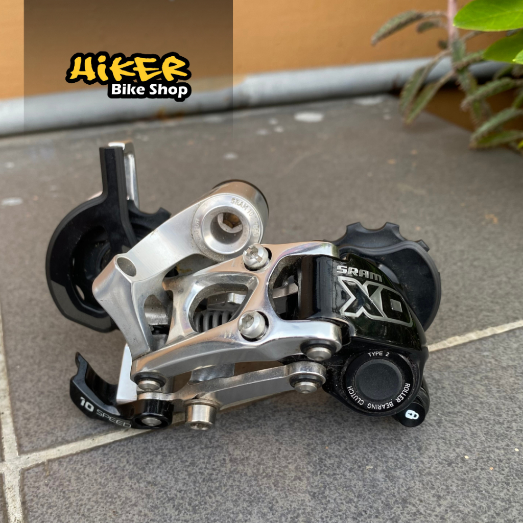 Jual RD Rear Derailleur SRAM XO Type 2 Medium Cage 10 Speed Silver ...