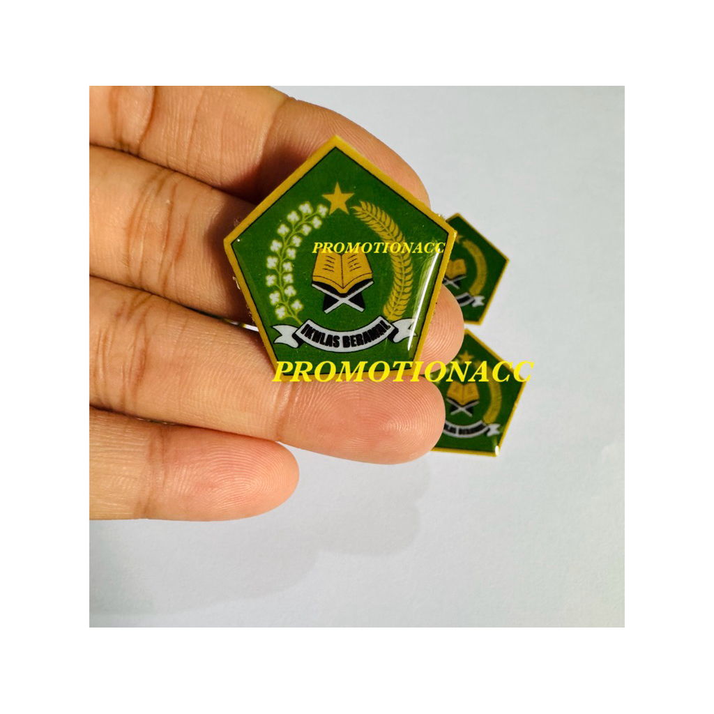 Jual Pin Bros Pin Dada KEMENAG RI Pin Kementerian Agama RI Segi lima ...