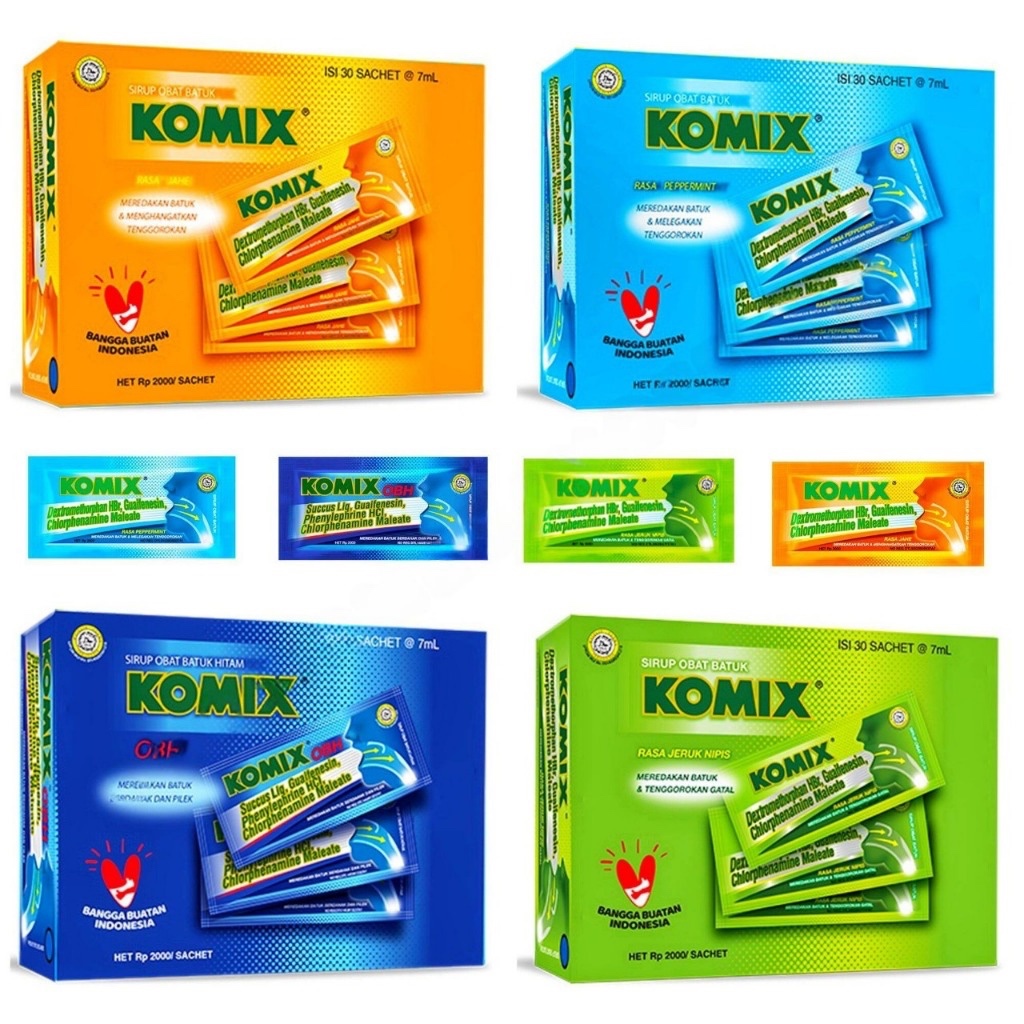 Jual Komix OBH / JAHE/ JERUK NIPIS- Obat Batuk Berdahak dan Pilek ...
