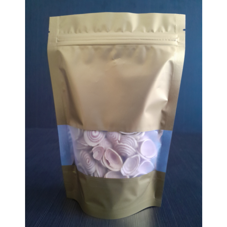 Jual Gold Standing Pouch Ziplock Window Kemasan Snack | Shopee Indonesia