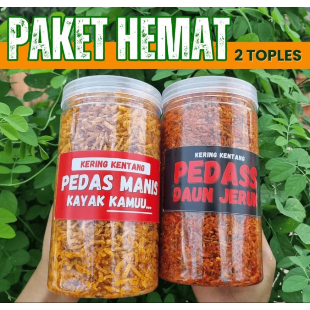 Jual TERLARIS!!! Kering Kentang Mustofa Pedas Daun Jeruk Original ...
