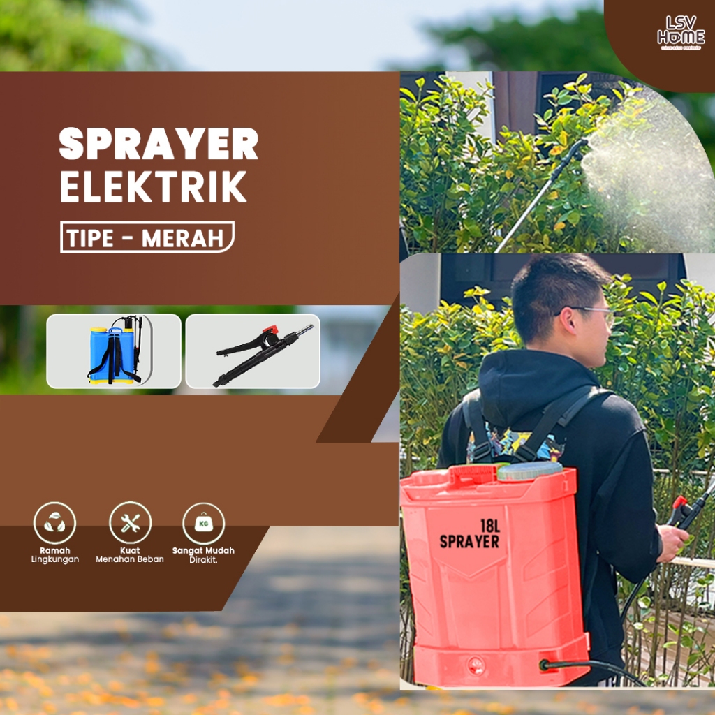 Jual HOME Semprotan Elektrik Pertanian Tangki Semprot Pertanian ...