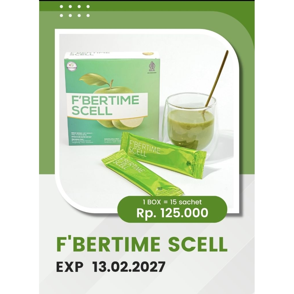Jual TERMURAH minuman fiber BPOM/ f'bertime scell / fibertime scell murah/ minuman fiber murah ...